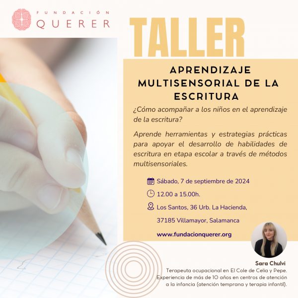 Taller de Aprendizaje Multisensorial de la Escritura en Salamanca: cómo acompañar a los niños en ...